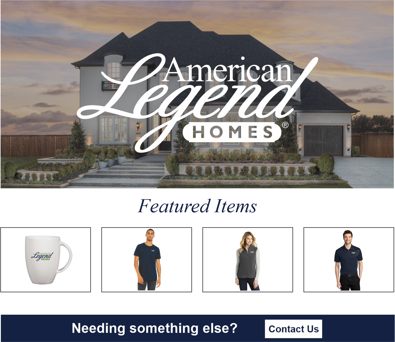 American Legend Homes Webstore